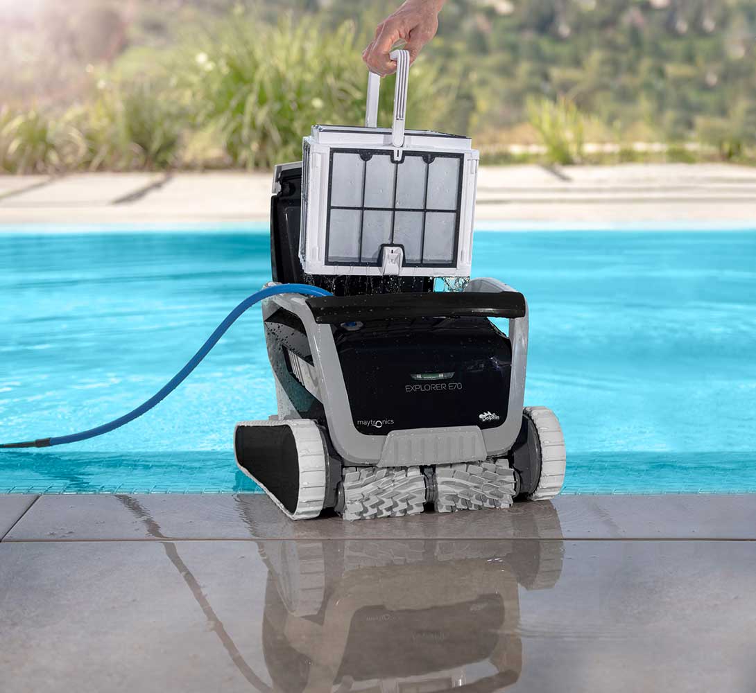 Dolphin Explorer E70 Robotic Pool Cleaner Review - Robotic Reviews